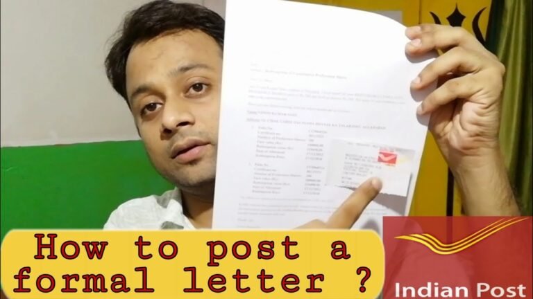 How to Post a Letter in Post Office Easily | PostPatra